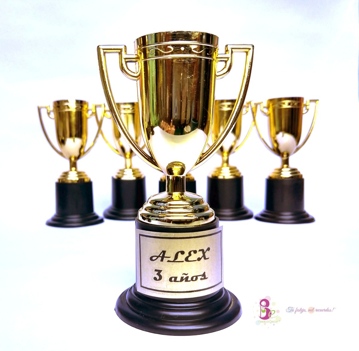 Be Fiesta Y Decor 10 Copa Trofeo Premio Estatuilla Copa Dorada 10cm