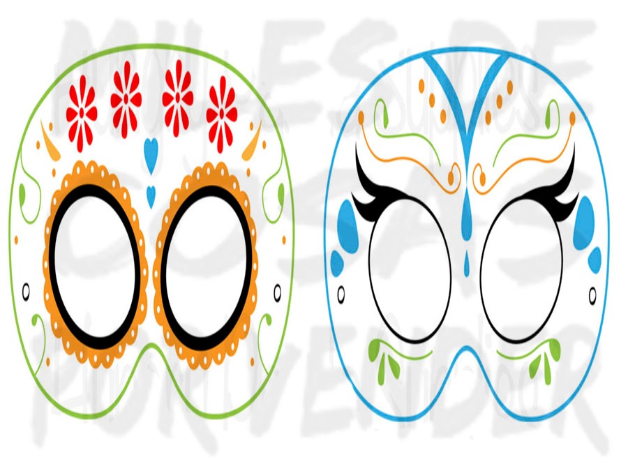 50 Mascaras Antifaces De Calaveras Halloween 500 00 En Mercado Libre