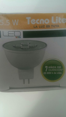 6pack Foco Led Tecnolite 5 5w Mr16 Spot Dicroico Envío Grati 550 00