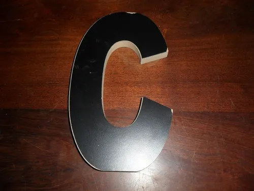 Letra C Negra Calada Formica Melamina Madera Diseño | Mebuscar Argentina Letra C Negra Calada Formica Melamina Madera Diseño | Mebuscar Argentina