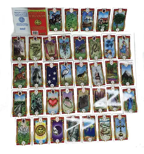 Baralho Cigano Cartas Ciganas Baralho Lenormand Ed Artha Mebuscar Brasil