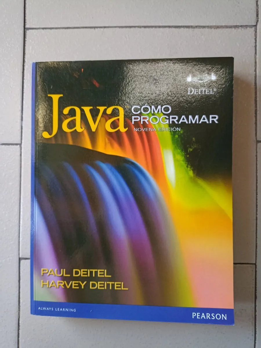 Como Programar En Java 9ed Deitel Paul Pearson - Libros Físicos ... Como Programar En Java 9ed Deitel Paul Pearson - Libros Físicos ...