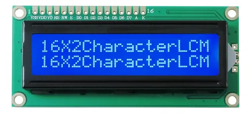 Display Tela Lcd 16x2 1602 Backlight Azul Arduino Raspberry R$ 18 em ... Display Tela Lcd 16x2 1602 Backlight Azul Arduino Raspberry R$ 18 em ...