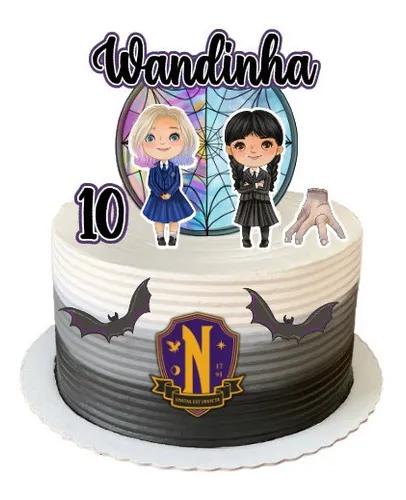 Topo De Bolo Wandinha E Enid Lançamento 2023 R$ 35 em Franca - São ... Topo De Bolo Wandinha E Enid Lançamento 2023 R$ 35 em Franca - São ...