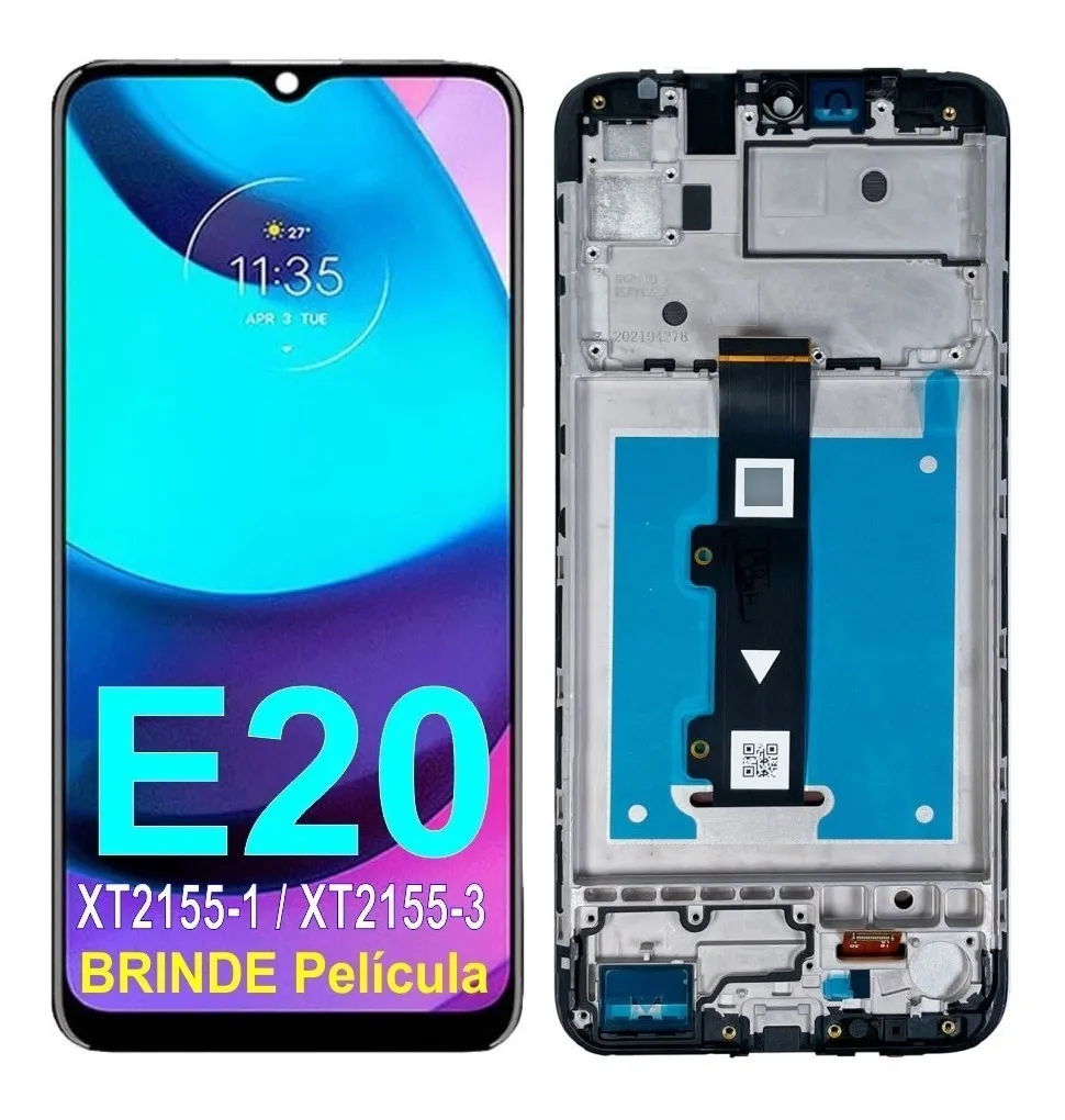 Tela Frontal Touch Display Com Aro Para Moto E20 Xt2155 | Mebuscar Brasil Tela Frontal Touch Display Com Aro Para Moto E20 Xt2155 | Mebuscar Brasil