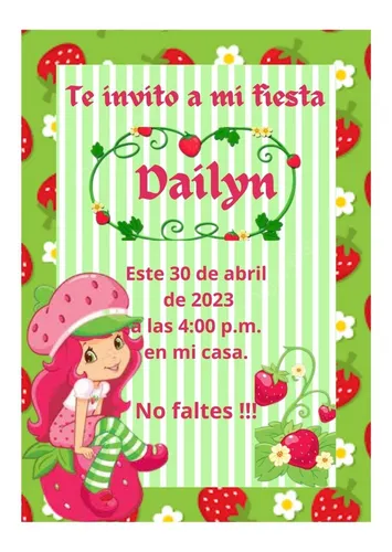 Invitaci贸n Digital E Imprimible Rosita Fresita $ 99 en Gonz谩lez ... Invitaci贸n Digital E Imprimible Rosita Fresita $ 99 en Gonz谩lez ...