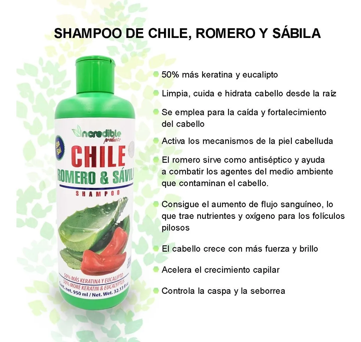 Shampoo de Chile Romero Y Sabila para Crecimiento Acelerado | Mebuscar ... Shampoo de Chile Romero Y Sabila para Crecimiento Acelerado | Mebuscar ...