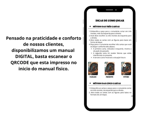 Baralho Cigano 36 Cartas Lenormand 100 Plastificado Manual R 49 Em São Paulo São Paulo