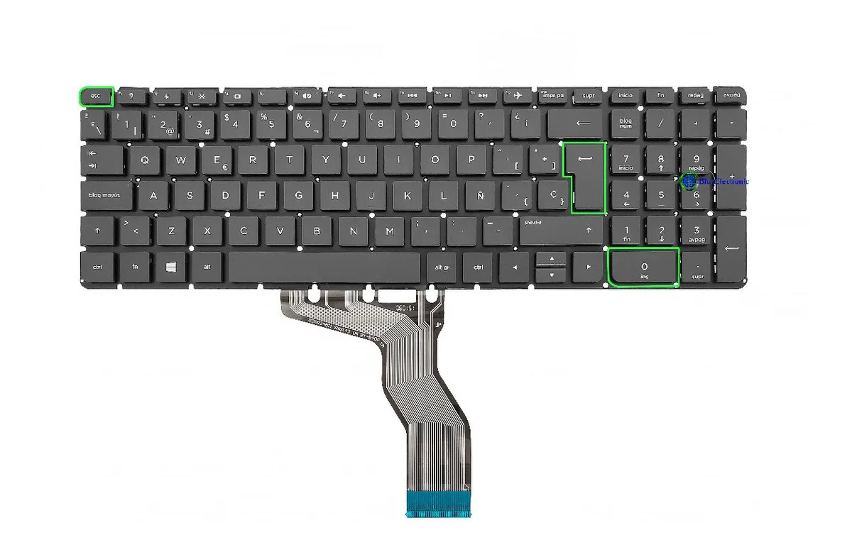 Teclado De Laptop Hp 15 Ab111la Mebuscar México