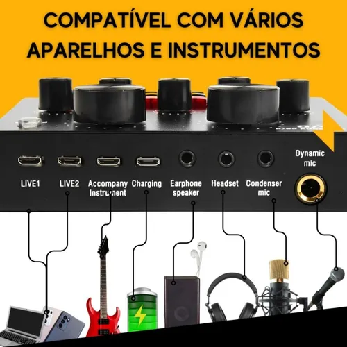 Placa De Som Interface De Áudio V8 Bluetooth Usb R$ 100 em São Paulo ... Placa De Som Interface De Áudio V8 Bluetooth Usb R$ 100 em São Paulo ...