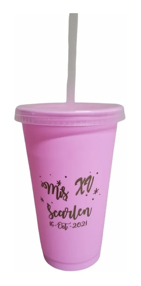 Vaso Magico Personalizado Nombres Recorte Vinil 20 Pzas Mebuscar México
