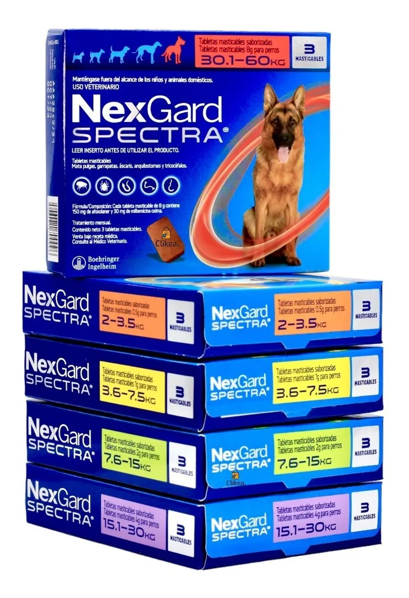 Nexgard Spectra Tamano a Elegir 3 Tabletas Precio Mayoreo | Mebuscar México Nexgard Spectra Tamano a Elegir 3 Tabletas Precio Mayoreo | Mebuscar México