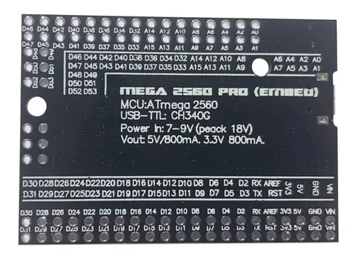 Placa Compatível Arduino Mega 2560 Pro R3 Embutida R$ 78 em Uberlândia ... Placa Compatível Arduino Mega 2560 Pro R3 Embutida R$ 78 em Uberlândia ...