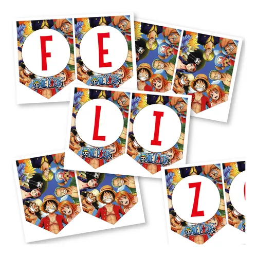 Banderines Imprimibles Feliz Cumple One Piece | Mebuscar Argentina Banderines Imprimibles Feliz Cumple One Piece | Mebuscar Argentina