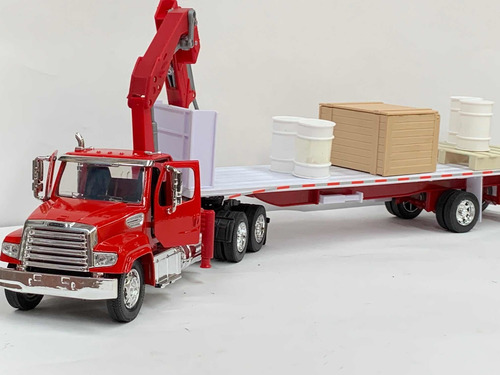 Trailer Grúa Freightliner Caja Tipo Plancha 1:32 New Ray en venta en ... Trailer Grúa Freightliner Caja Tipo Plancha 1:32 New Ray en venta en ...