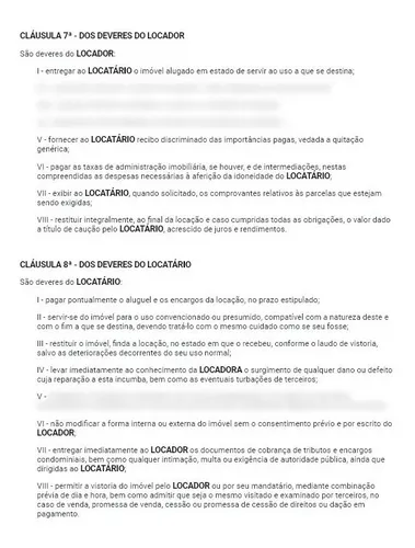 Modelo De Contrato De Locação Residencial Pronto Para Editar R 40 Em