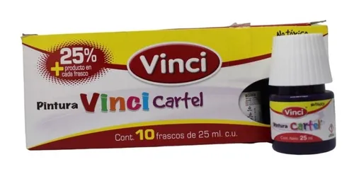 Pintura Vinci Varios Colores Cartel Caja Con 10 Frascos 25ml | Mebuscar ... Pintura Vinci Varios Colores Cartel Caja Con 10 Frascos 25ml | Mebuscar ...