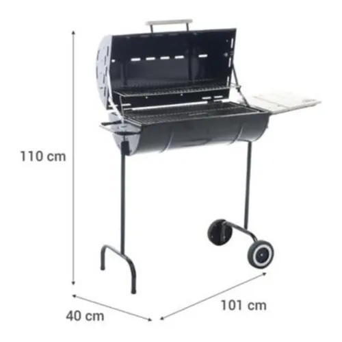 Parrilla A Carbón Con Tapa Y Ruedas Fierro Mr Beef $ 149.990 en La ... Parrilla A Carbón Con Tapa Y Ruedas Fierro Mr Beef $ 149.990 en La ...