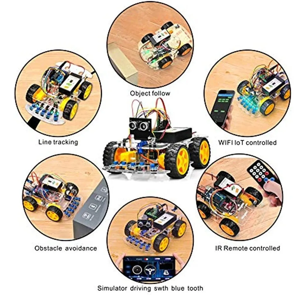 Kit Para Armar Robot 3 En 1 Arduinotutorialcodigoapp Mebuscar México