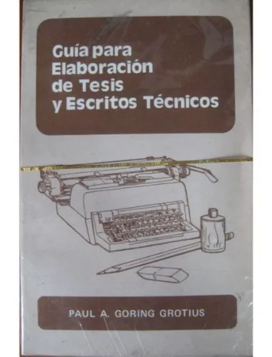 Guia Para Elaboracion De Tesis Y Escritos Tecnicos $ 14.040 en Medellín ... Guia Para Elaboracion De Tesis Y Escritos Tecnicos $ 14.040 en Medellín ...