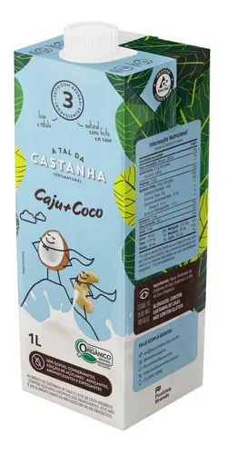 Bebida Vegetal Caju Coco A Tal Da Castanha 1l R 17 Em Cajamar São