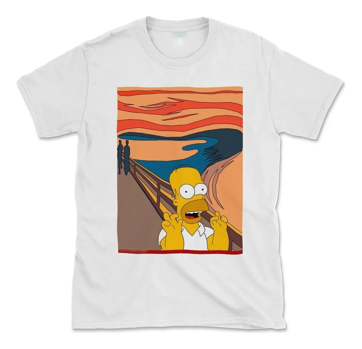 Quadro o Grito Homer Simpson Releitura Edvard Munch 40x60 | Mebuscar Brasil Quadro o Grito Homer Simpson Releitura Edvard Munch 40x60 | Mebuscar Brasil