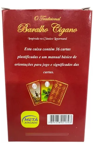 O Tradicional Baralho Cigano Lenormand 36cartas Plastificado R 43 Em São Paulo São Paulo