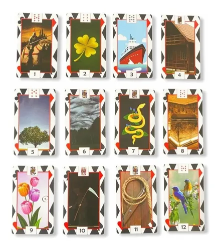 Baralho Tarot Magia Cigana Vermelho Deck 36 Cartas Oráculo R 25 Em São Paulo São Paulo