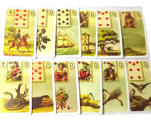 Baralho Cigano Lenormand Tarot 36 Cartas Manual Explicativo R 22 Em São Paulo São Paulo