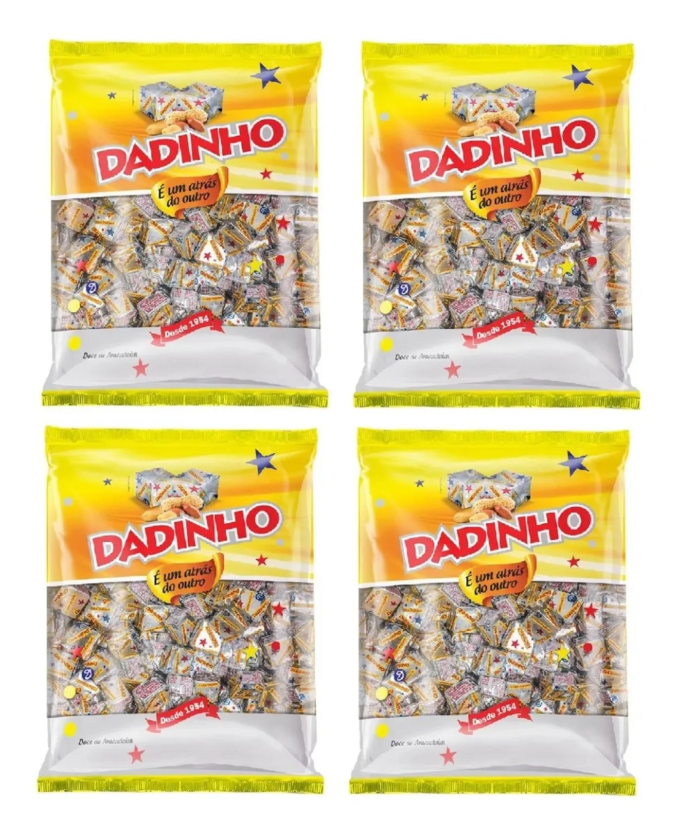 Kit Combo Com 4 Pacotes de Balas Amendoim Gamadinho 600gr | Mebuscar Brasil Kit Combo Com 4 Pacotes de Balas Amendoim Gamadinho 600gr | Mebuscar Brasil