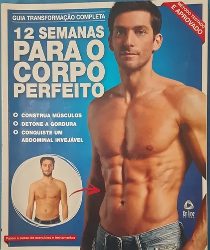 Guia Transformação Completa Pacote 3 Livros 12 Semanas Para O Corpo Perfeito Guia Construa O