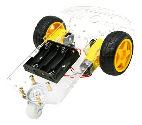 Chasis De Carro Kit Arduino, 2 Llantas – Web Electro Chasis De Carro Kit Arduino, 2 Llantas – Web Electro