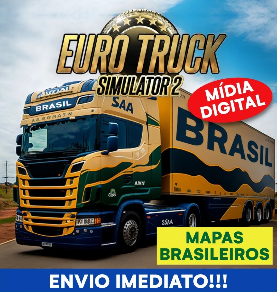 Euro Truck Simulator 2 Mapa Brasileiro Dlcs Mebuscar Brasil
