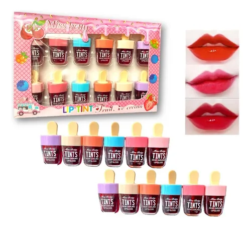 12 Tintas Para Labios En Forma De Paleta Calidad 299 En Texcoco