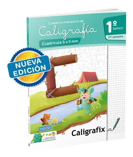 Caligrafix Cuaderno Caligrafia 6 Basico Cuadricula | Mebuscar Chile Caligrafix Cuaderno Caligrafia 6 Basico Cuadricula | Mebuscar Chile