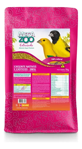 Ração Extrusada Sm16 Exigente Nativos/exóticos 5kg Megazoo R$ 325 em ... Ração Extrusada Sm16 Exigente Nativos/exóticos 5kg Megazoo R$ 325 em ...