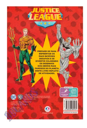 Livro Infantil 365 Atividades E Colorir Liga Da Justiça Mebuscar Brasil