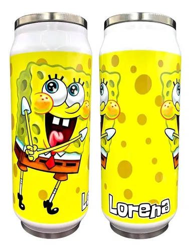 Termo Bob Esponja Personalizado Acero Inoxidable 409 En Chimalhuacán Estado De México