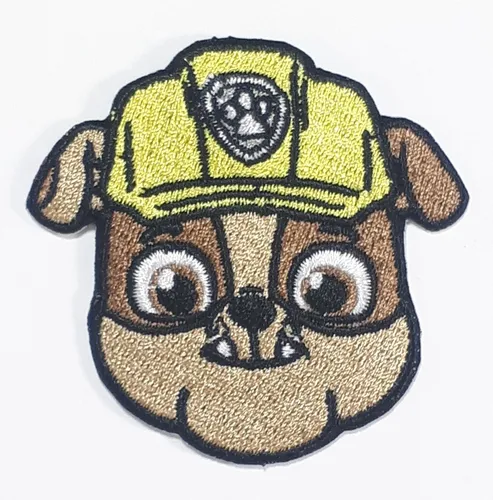 Parche Bordado Termoadherible Cara Rubble Paw Patrol $ 90 en ... Parche Bordado Termoadherible Cara Rubble Paw Patrol $ 90 en ...