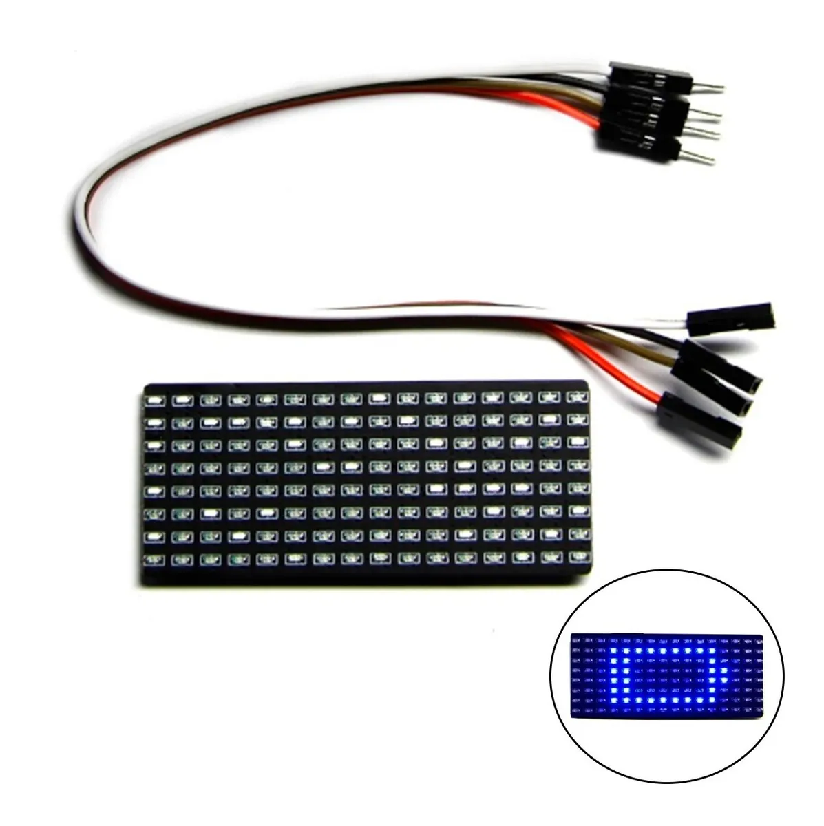 Modulo Display Matriz De Leds 16x8 Tm1640 Azul Para Arduino Módulos Arduinos Mebuscar Brasil