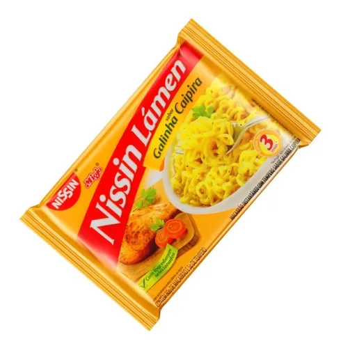 Macarrão Instantâneo Lámen Nissin Galinha Caipira Miojo 85g R$ 2 em ... Macarrão Instantâneo Lámen Nissin Galinha Caipira Miojo 85g R$ 2 em ...