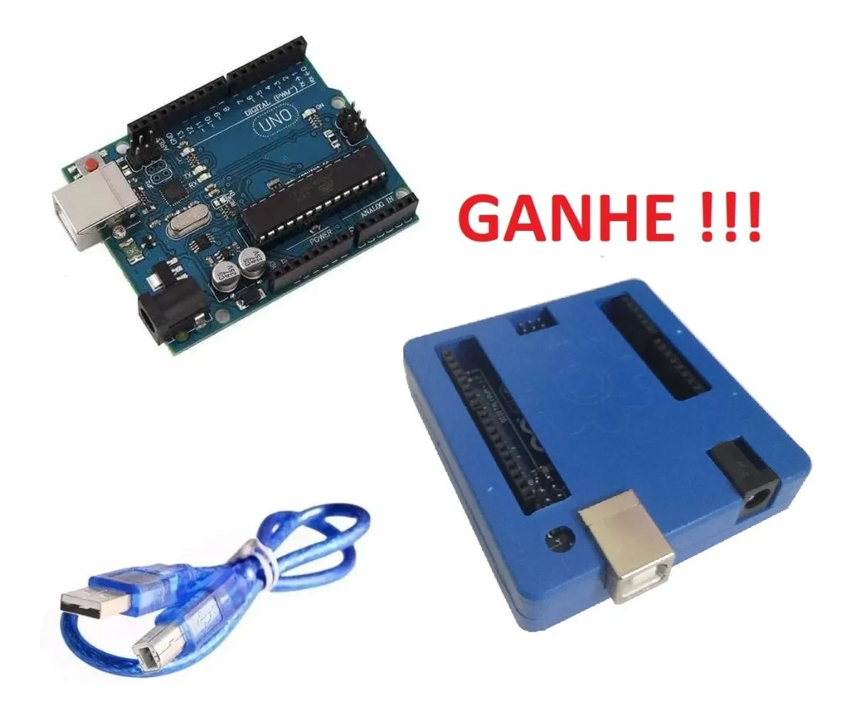 Arduino Uno R3 Atmega328p Cabo Usb Mebuscar Brasil