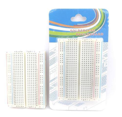 Protoboard Breadboard 400 Puntos Experimentador Arduino Ptec – Web Electro Protoboard Breadboard 400 Puntos Experimentador Arduino Ptec – Web Electro