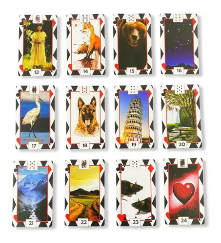 Baralho Tarot Magia Cigana Vermelho Deck 36 Cartas Oráculo R 25 Em São Paulo São Paulo
