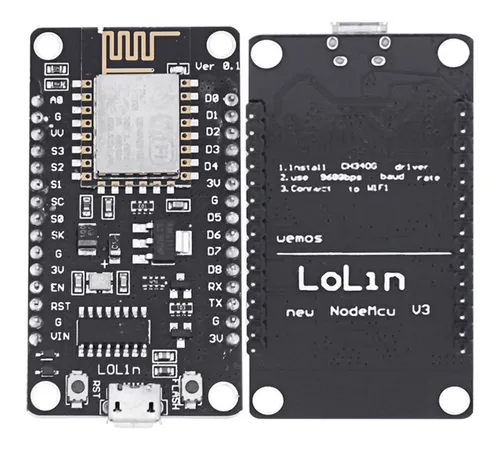 Nodemcu Wifi Esp8266 Lua Gpio Pwm I2c Uart Arduino Ch340 5980 En Paternal Capital Federal