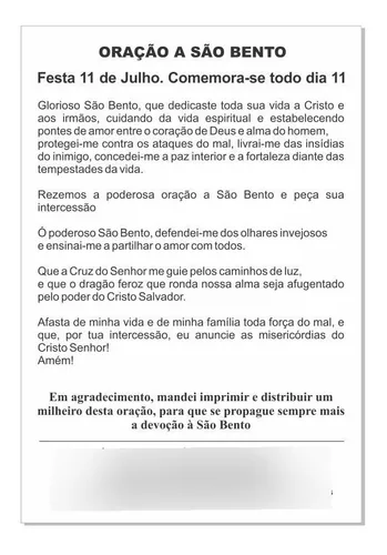 1000 Santinho São Bento + 1000 Santinhos Santa Rita + 1000 Santos Nossa ... 1000 Santinho São Bento + 1000 Santinhos Santa Rita + 1000 Santos Nossa ...