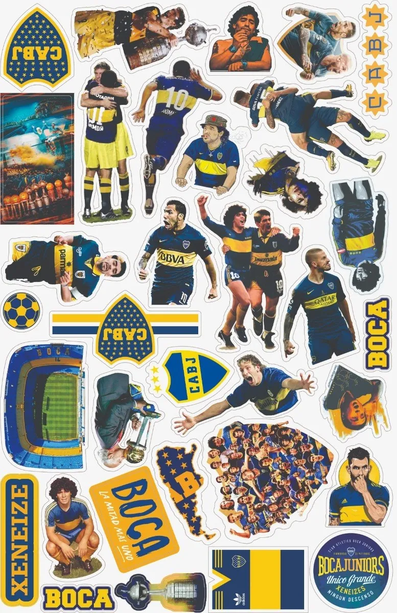 Calco Gigante Escudo Boca Juniors Sticker Futbol | Mebuscar Argentina Calco Gigante Escudo Boca Juniors Sticker Futbol | Mebuscar Argentina