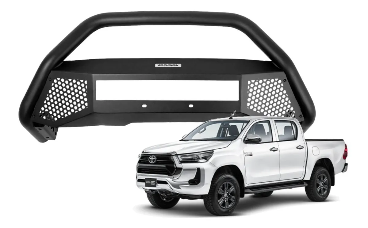 Defensa Tumbaburros Winch Rival Toyota Hilux 2021 2023 | Mebuscar México Defensa Tumbaburros Winch Rival Toyota Hilux 2021 2023 | Mebuscar México