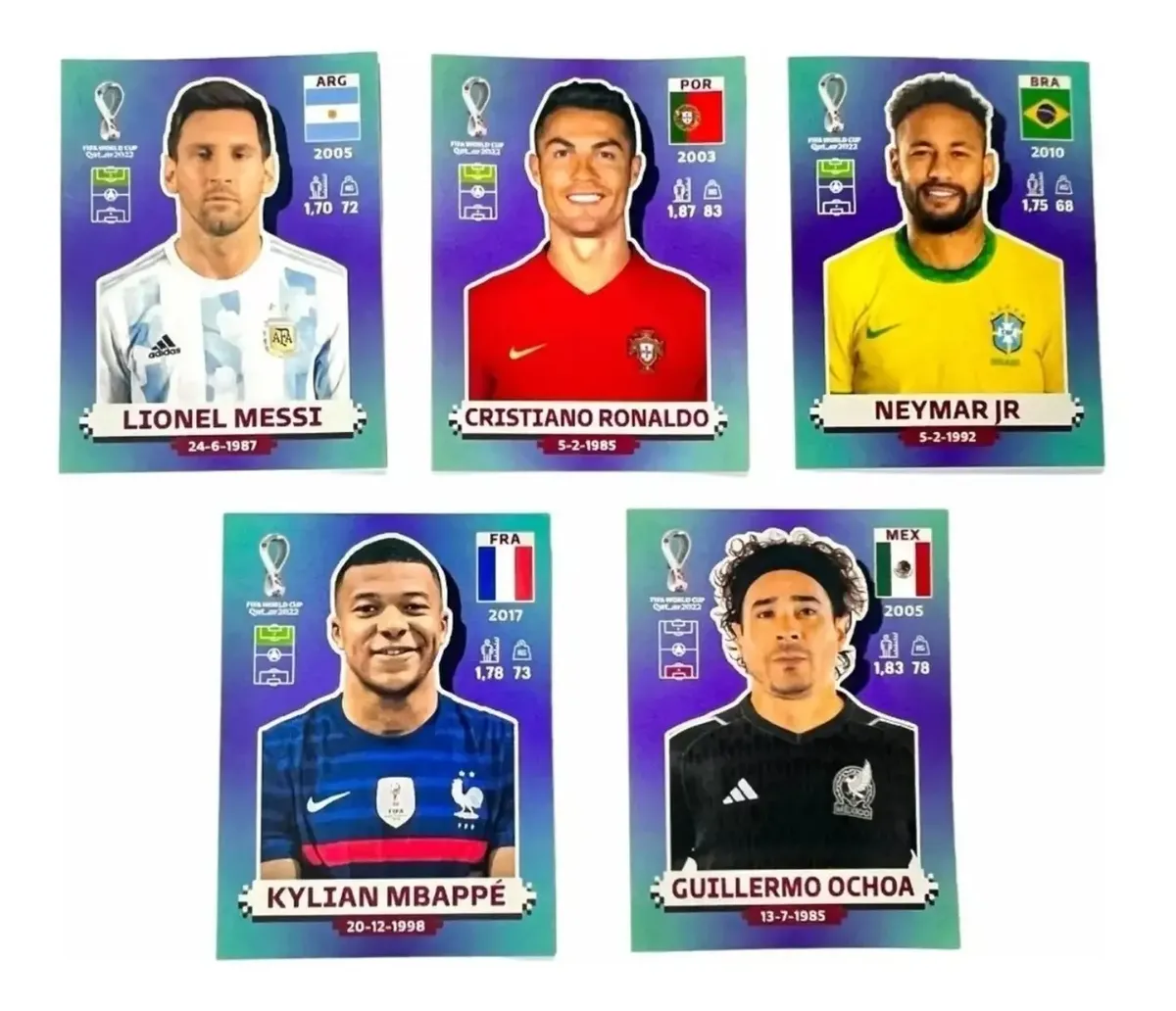 10 Sobres de Estampas Mundial Qatar 2022 Mbappe Garantizado | Mebuscar ...