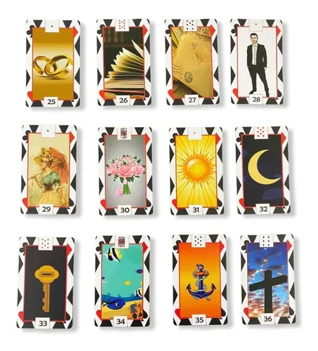 Baralho Tarot Magia Cigana Vermelho Deck 36 Cartas Oráculo R 25 Em São Paulo São Paulo